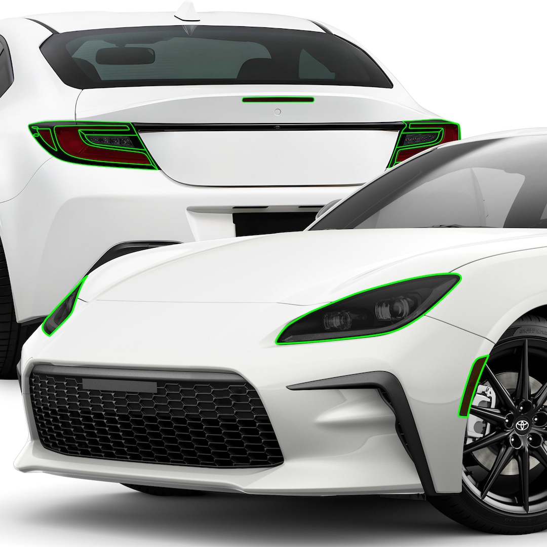 Fits Toyota GR86 86 2022 2023 Head Tail Light Precut Smoked Vinyl Tint ...