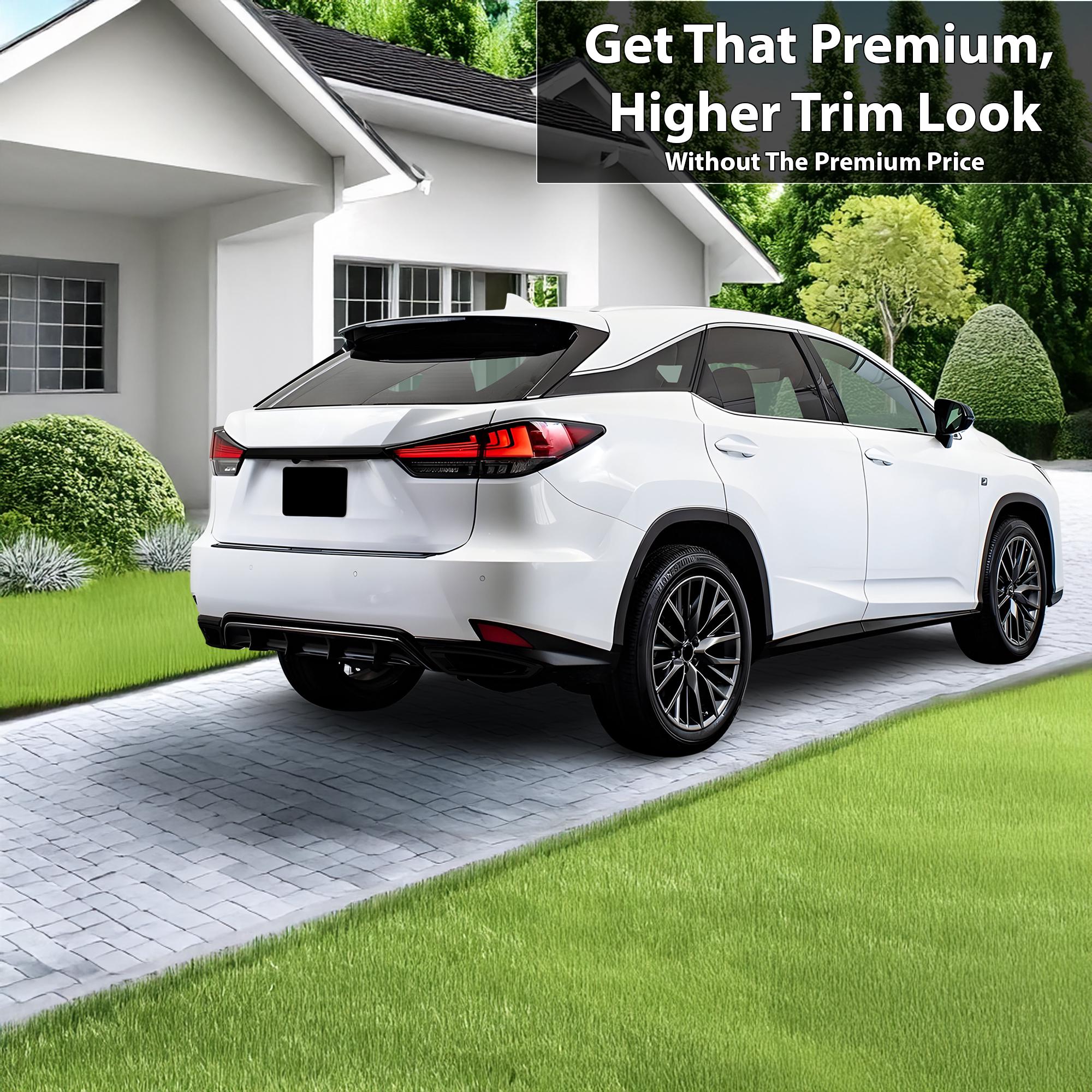 Lexus RX Chrome Delete Kit: Blackout Vinyl Overlay (2016-2022) - Etsy