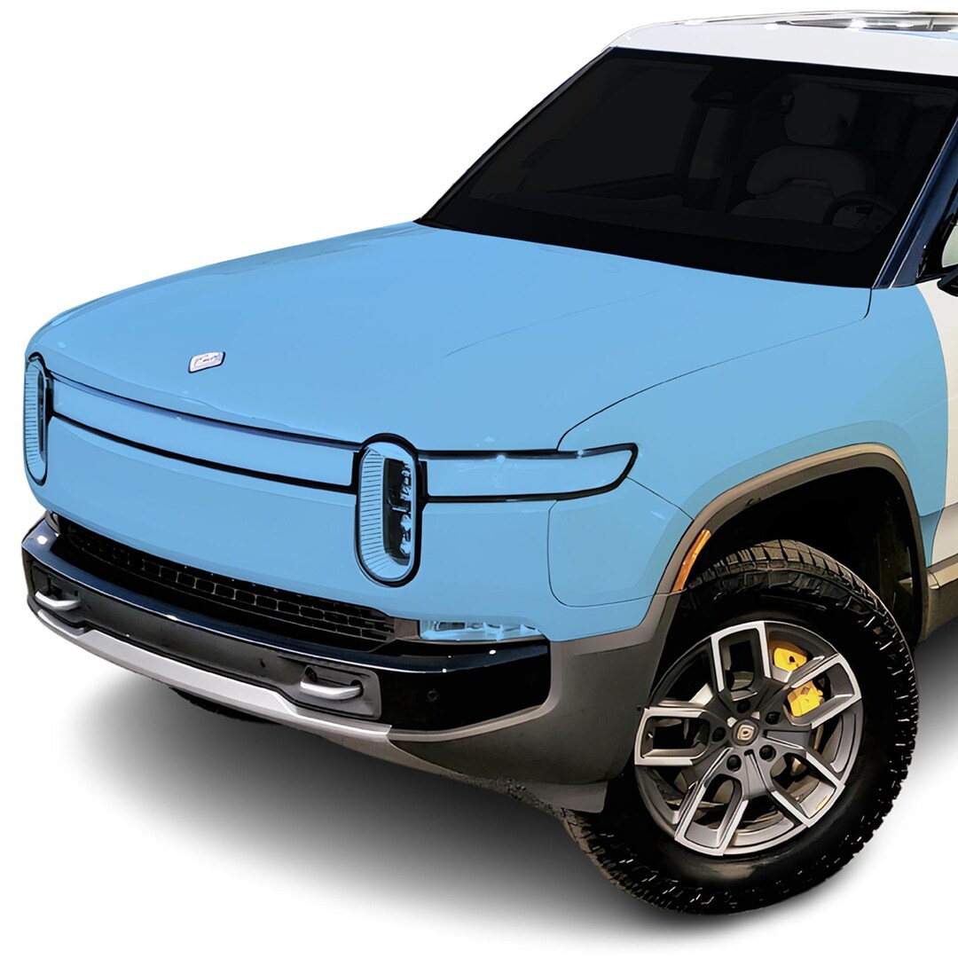 Fits Rivian R1T 2022+ Pre Cut Hood Fenders and Front Bumper Premium ...