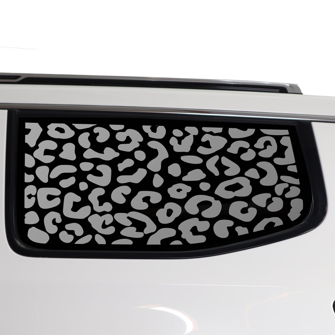 Fits Jeep Wagoneer 2022 2024 Quarter Window Animal Leopard Cheetah Cow ...