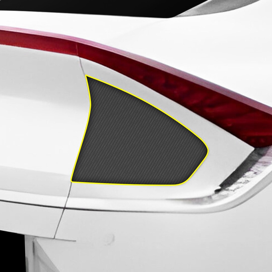 KIA EV6 Fuel Door Paint Protection Film: Gloss Black Carbon Fiber (2022 ...