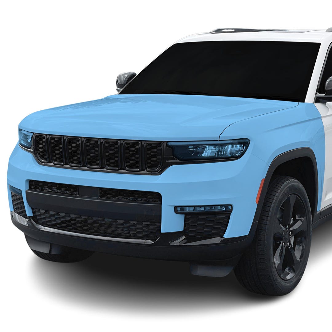 Fits Jeep Grand Cherokee L 2021 Pre Cut Hood Fenders and Front Bumper ...