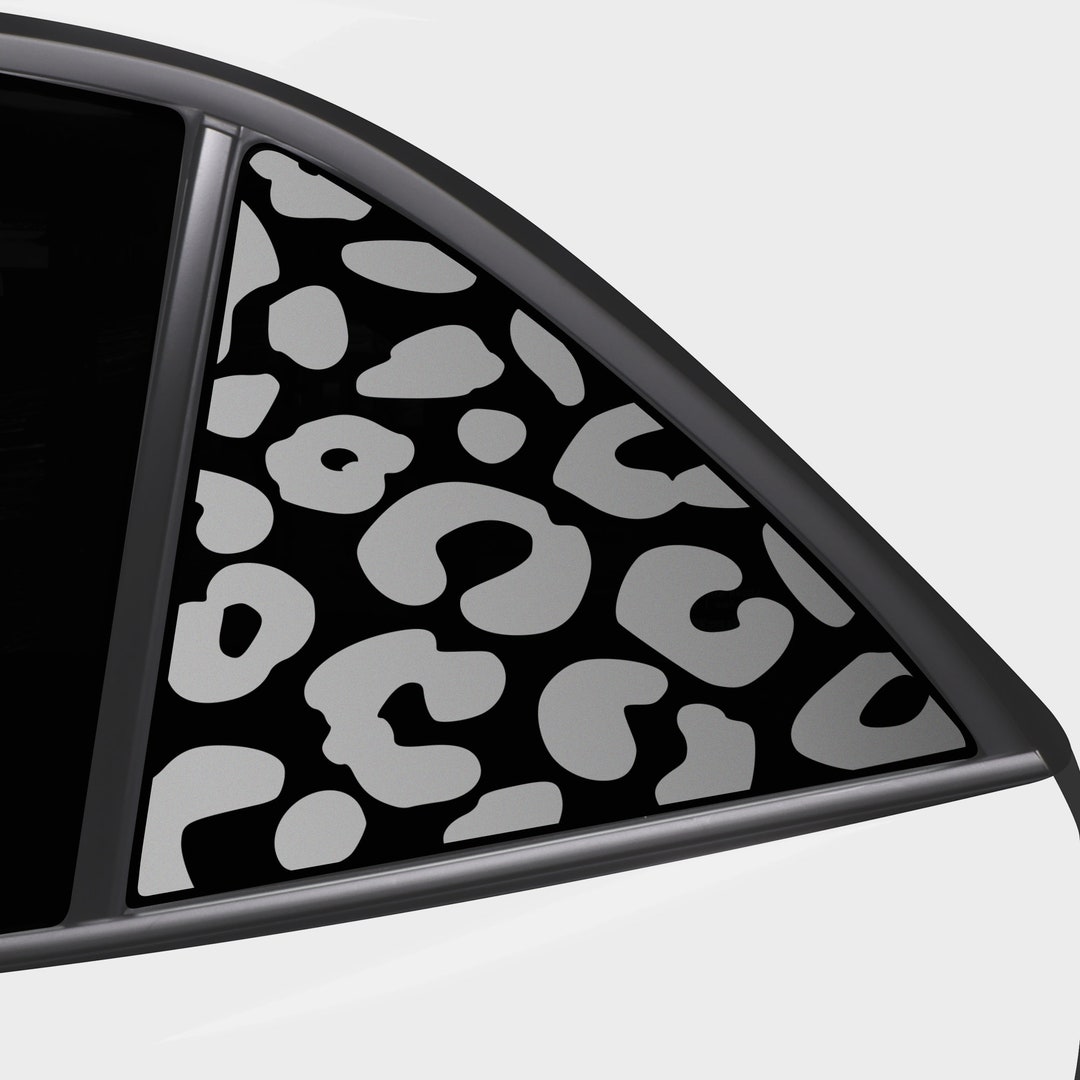 Fits Toyota Corolla Hatchback 2019-2024 Quarter Window Animal Leopard ...