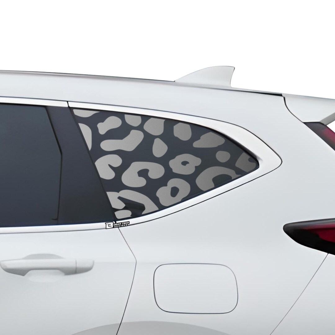 Fits Honda CR-V 2017 - 2022 Quarter Window Animal Leopard Cow Cheetah ...