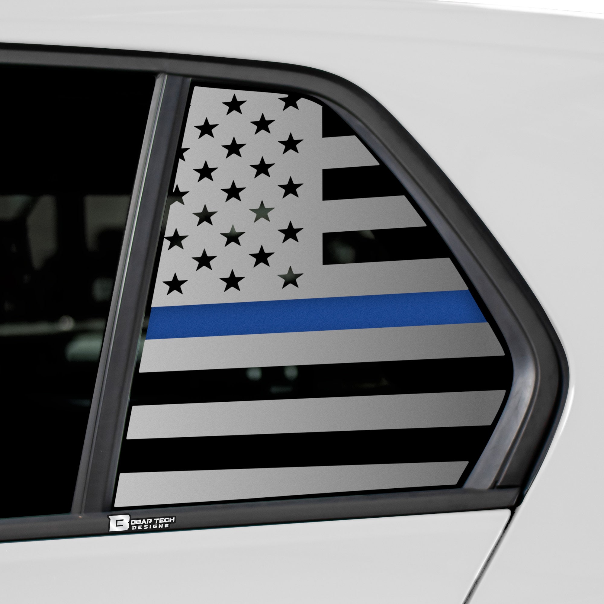 Distressed American Flag Vinyl Decal: Volkswagen Golf GTI R Line (2022 ...