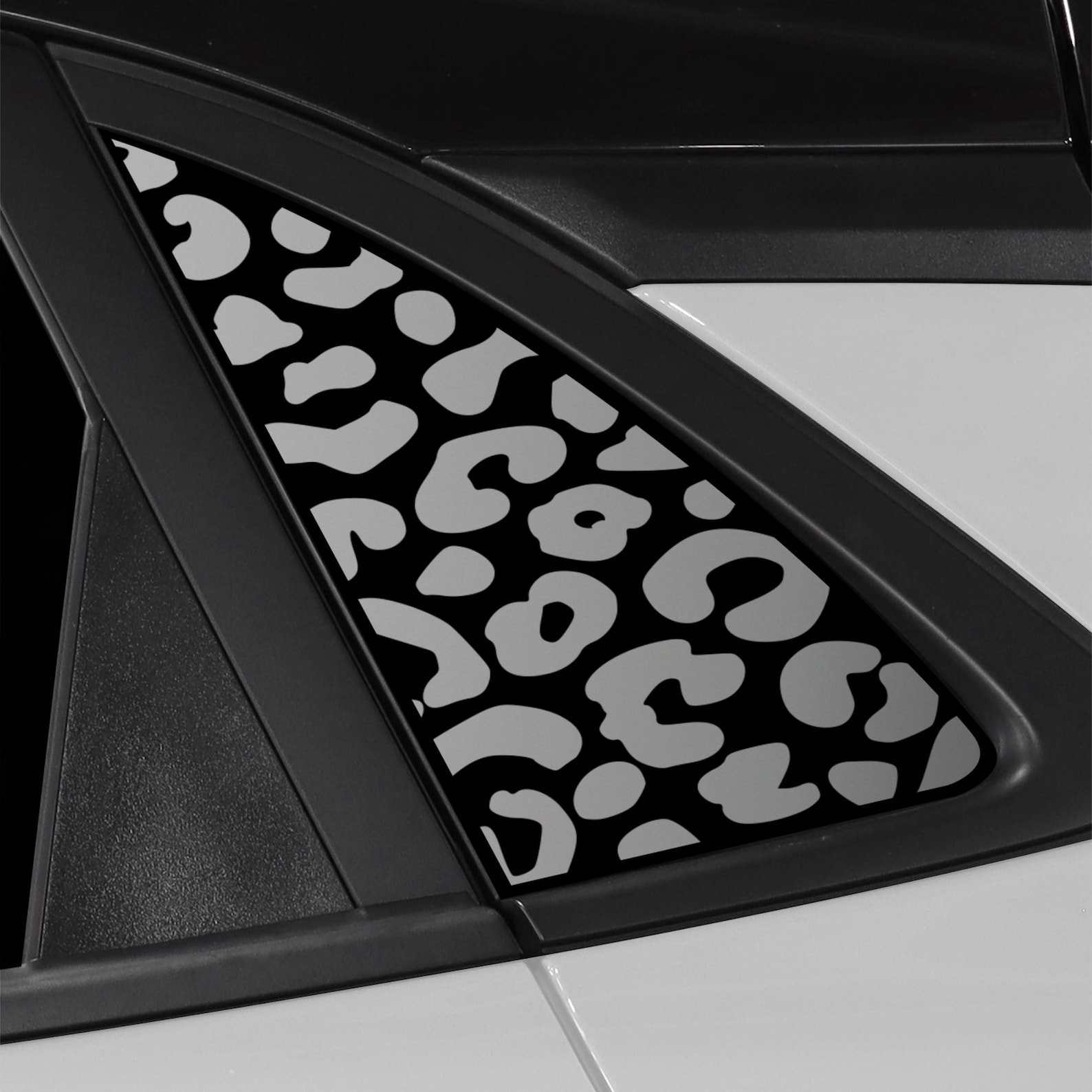 Fits Hyundai Kona 2018-2023 Quarter Window Animal Leopard Cheetah Cow ...