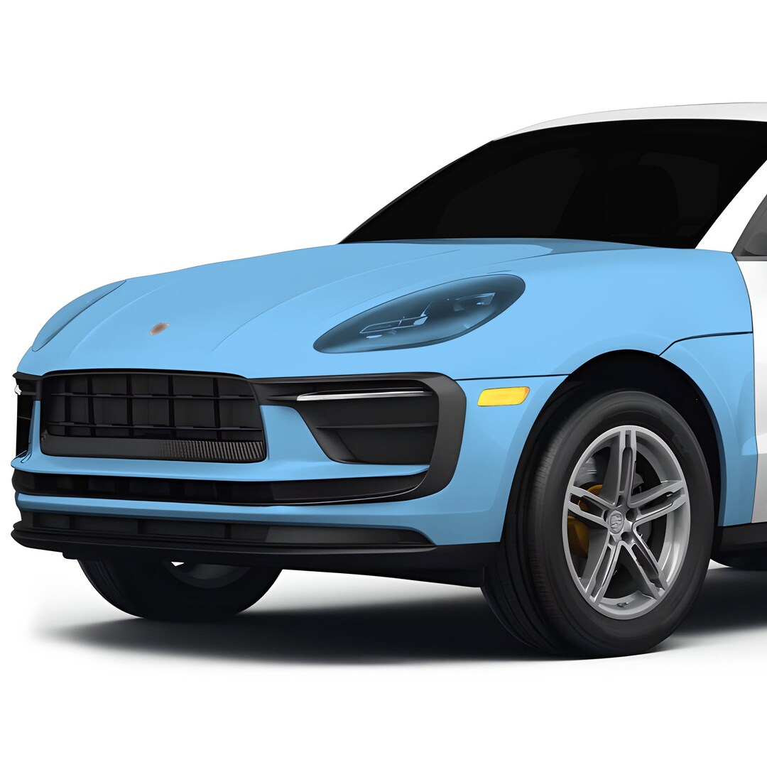 Fits Porsche Macan 2022+ Pre Cut Hood Fenders and Front Bumper Premium ...