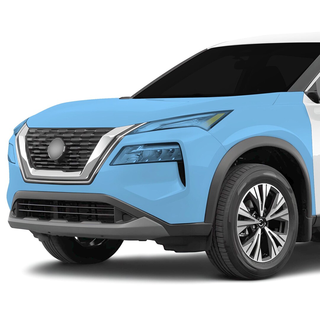 Fits Nissan Rogue 2021-2023 Pre Cut Hood Fenders and Front Bumper ...
