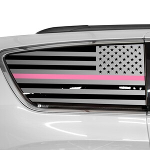 Fits Chrysler Pacifica 2017 - 2023 Quarter Window American Flag Vinyl ...