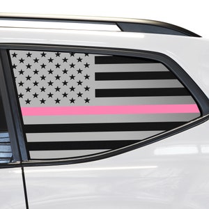 Fits Volkswagen Atlas 2018-2023 Quarter Window American Flag Vinyl ...