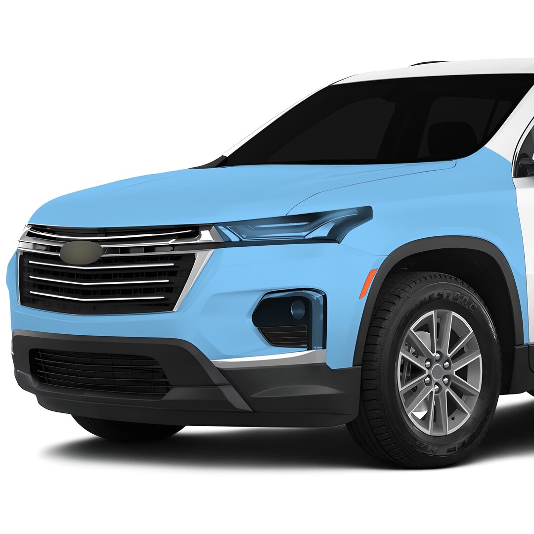 Fits Chevy Traverse 2022-2023 Pre Cut Hood Fenders and Front Bumper ...