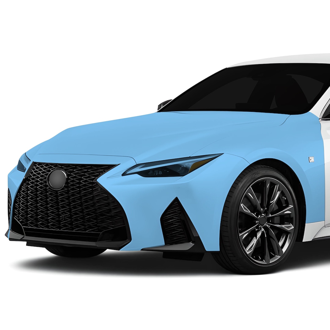 Fits Lexus IS500 2021-2024 Pre Cut Hood Fenders and Front Bumper ...
