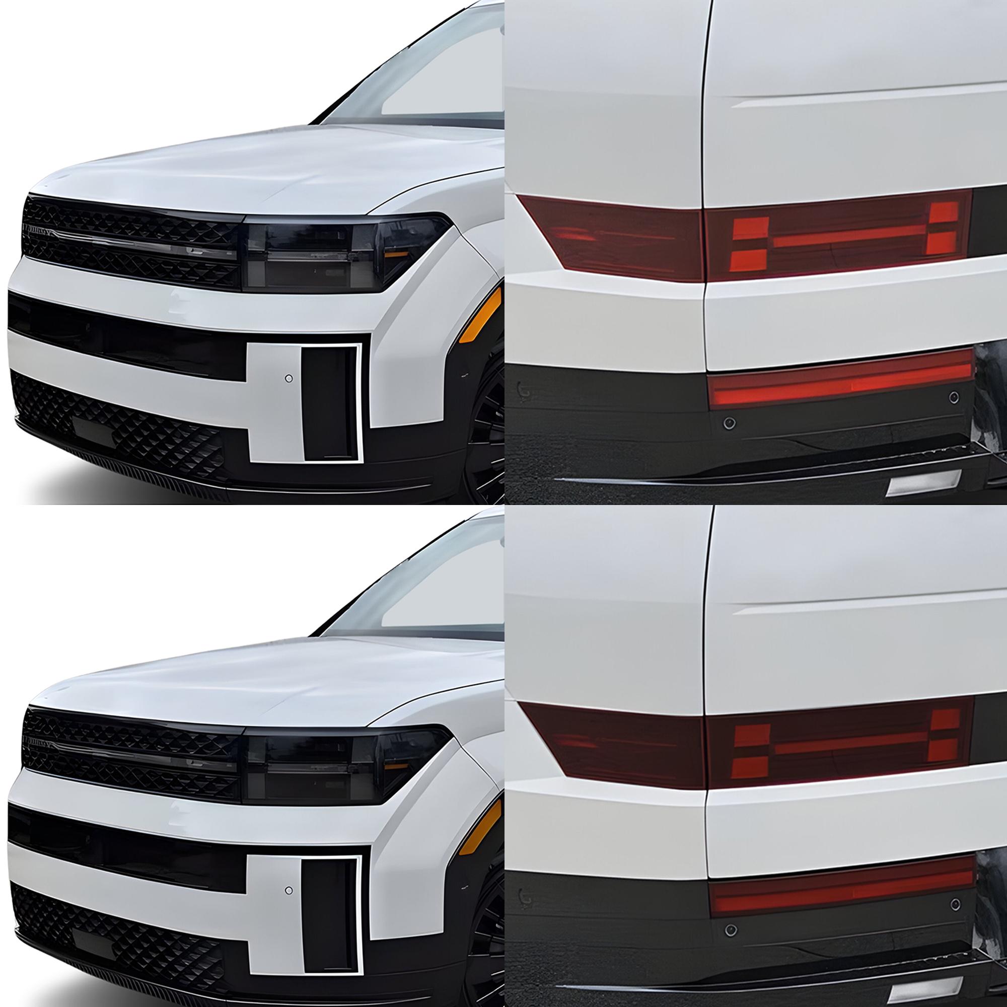 Smoked Vinyl Head & Tail Light Tint Kit: Hyundai Santa Fe 2024-2026 - Etsy