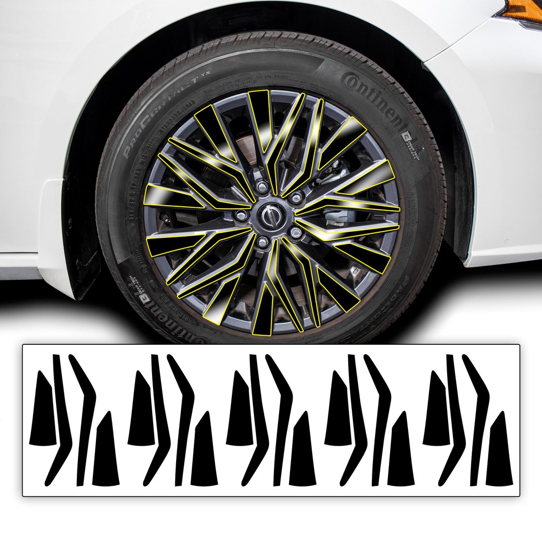 Fits Nissan Altima 2019 2020 2021 2022 2023 Wheel Rim Vinyl Chrome ...