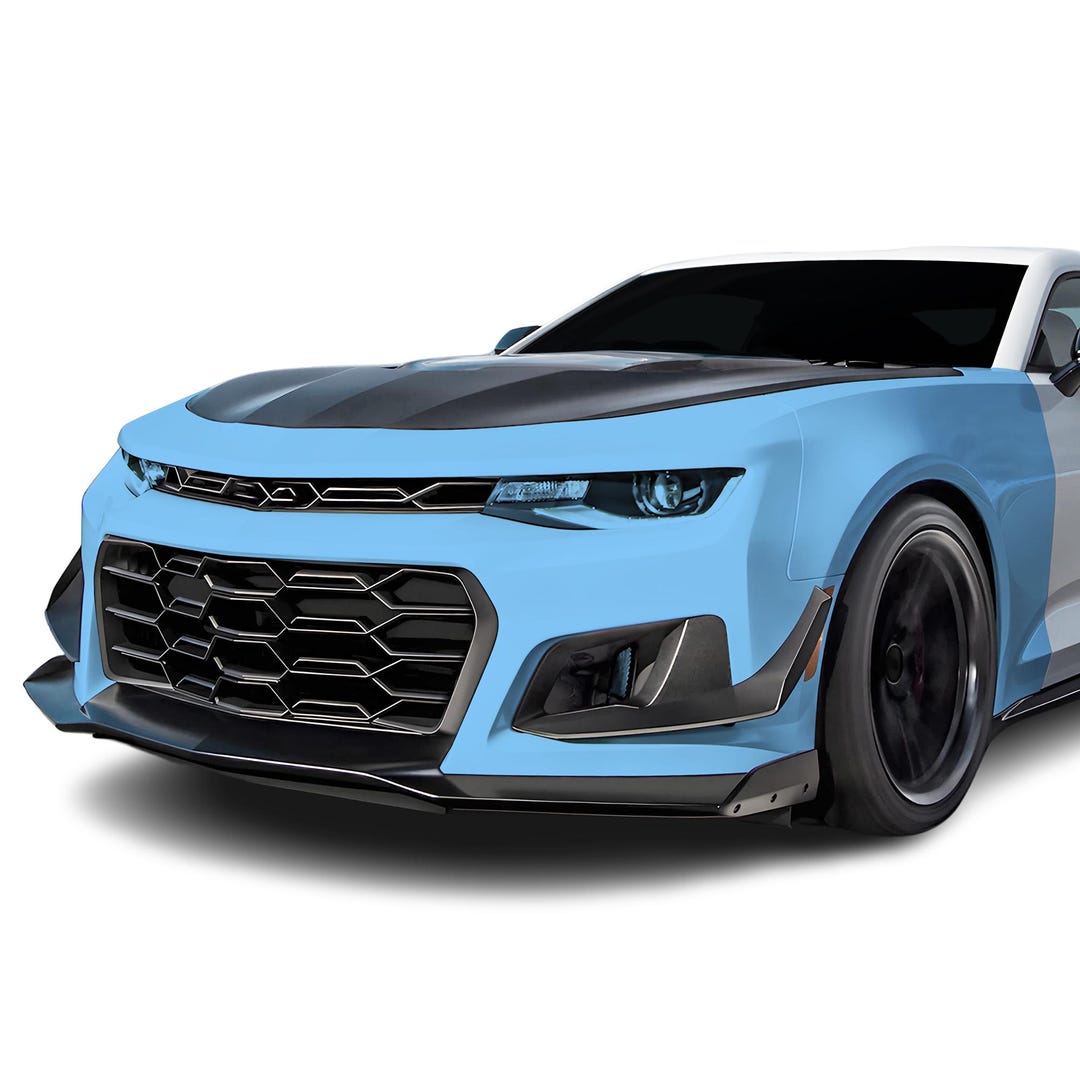 Fits Chevy Camaro (ZL1 1LE) 2018 Pre Cut Hood Fenders and Front Bumper ...