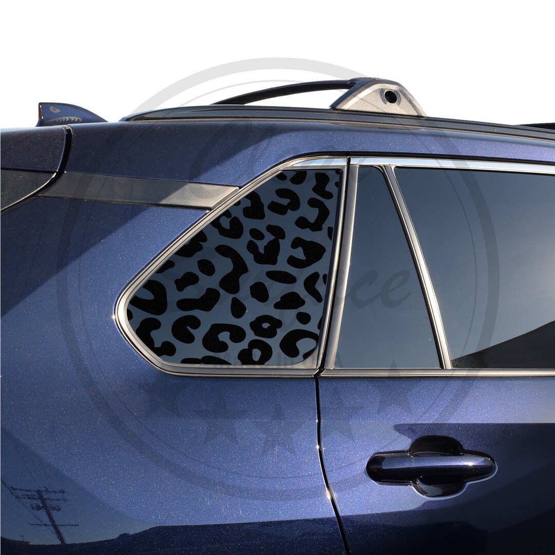 Leopard Print Decal Stickers: Toyota Rav4 Rear Window & Fuel Door (2019 ...