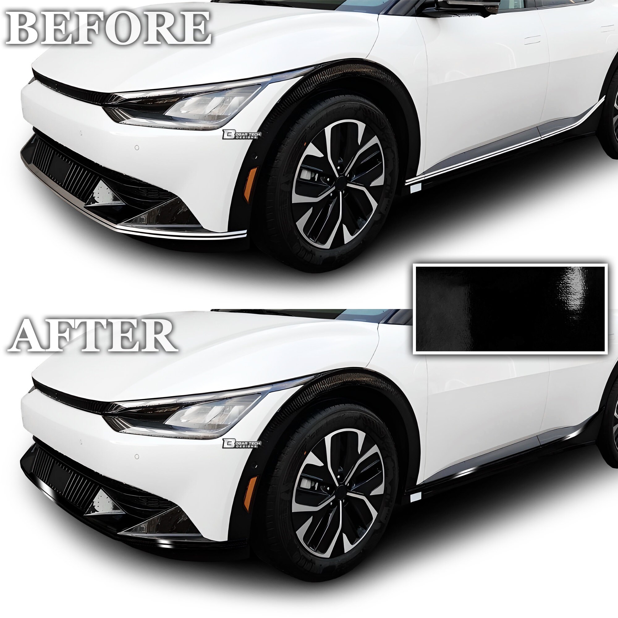 Fits Kia EV6 2022 2023 2024 Side Rear Front Bumper Vinyl - Etsy UK