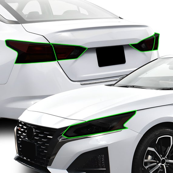 Fits Nissan Altima 2019 2023 Head Tail Light Precut Smoked Vinyl Tint Kit Film Overlay PPF Cover Headlight Taillight 2022 2021 2020 Etsy