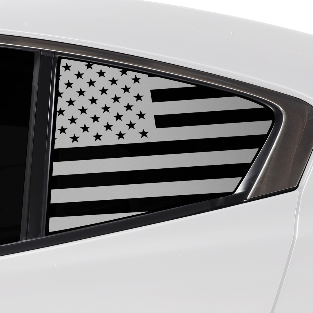 Mazda 3 Sedan American Flag Quarter Window Vinyl Decal (2019-2026 ...