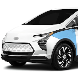 Fits Chevy Bolt 2022-2023 Pre Cut Hood Fenders and Front Bumper Premium ...
