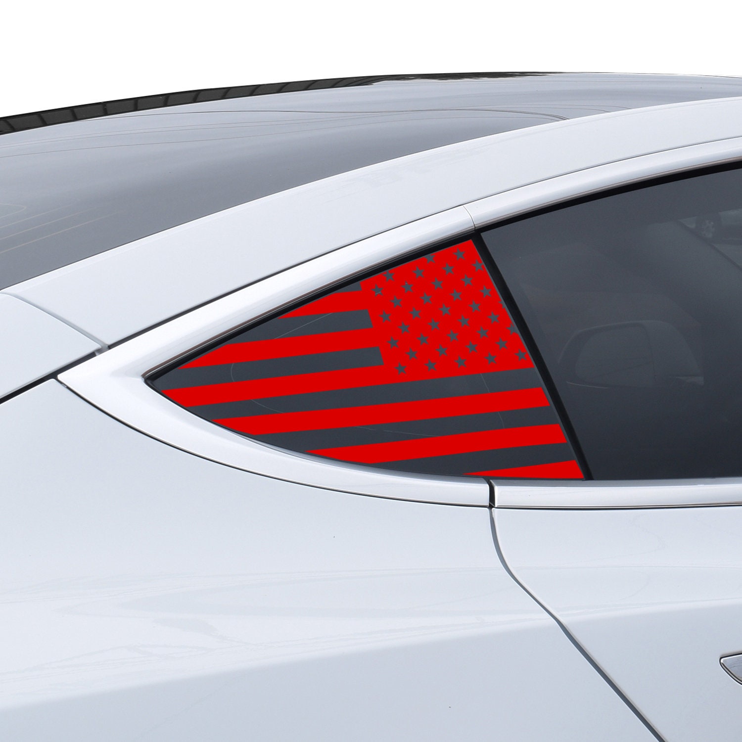 Fits Tesla Model 3 Rear Back Quarter Window American Flag | Etsy
