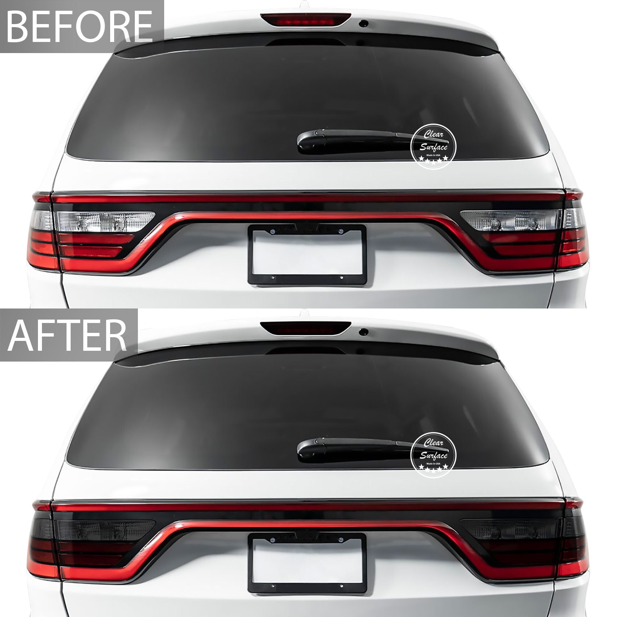 Fits Dodge Durango 2014 2020 Tail Third Brake Light Precut - Etsy