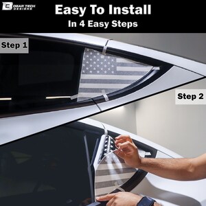 Fits 2018-2022 Chevy Traverse Rear Quarter Window American Flag Decal ...