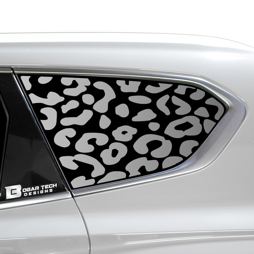 Fits Hyundai Santa Fe 2019-2023 Quarter Window Animal Leopard Cheetah ...