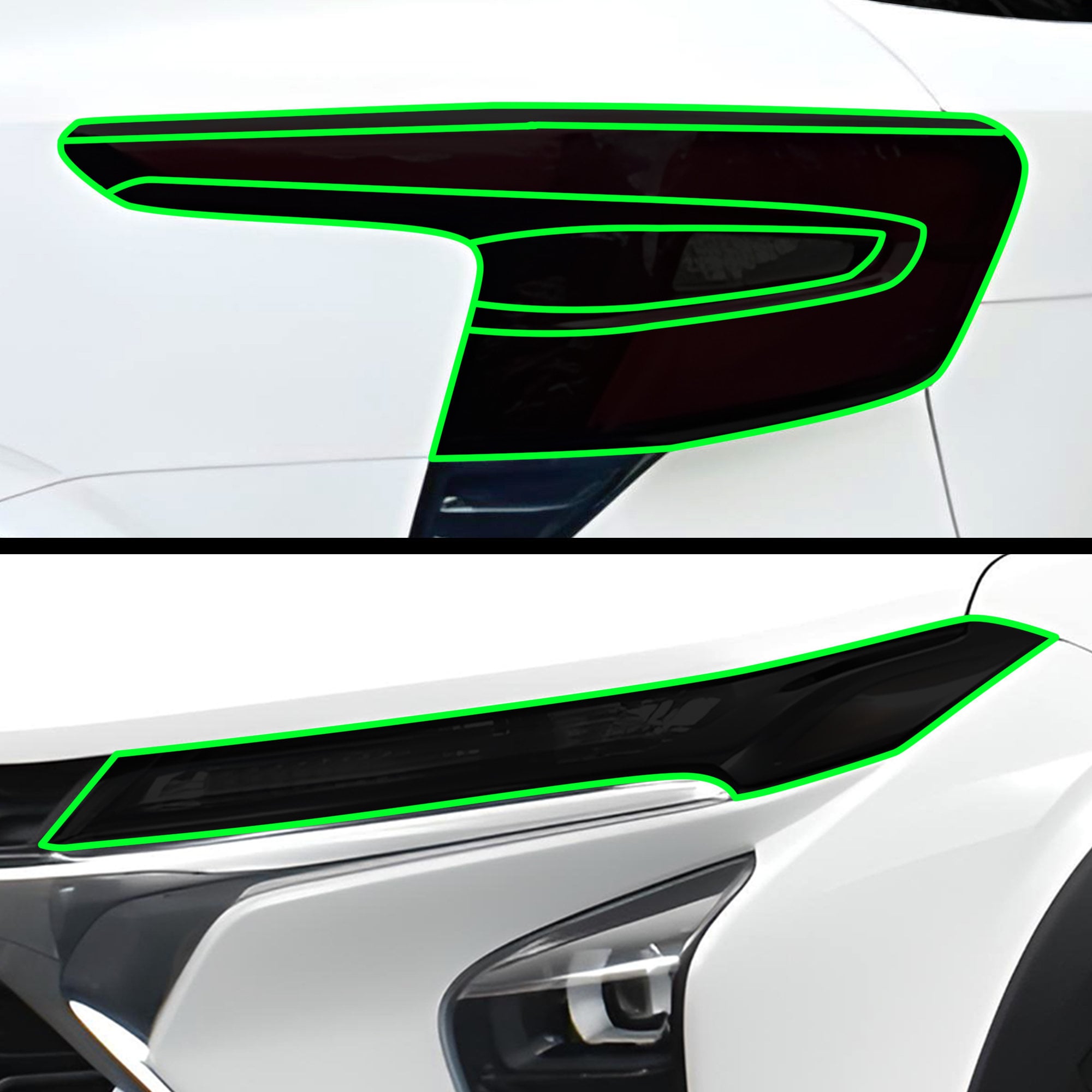 Chevrolet Trax Head & Tail Light Smoked Vinyl Tint Kit (2024-2026) - Etsy