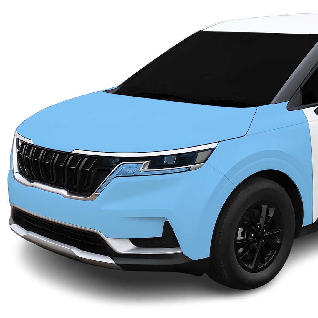 Fits Kia Carnival 2022+ Pre Cut Hood Fenders and Front Bumper Premium ...