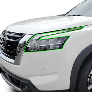 Fits Nissan Pathfinder 2022 2023 Head Tail Light Precut Smoked Vinyl ...