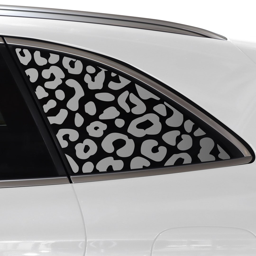 Fits Mercedes Benz GLC 2023-2025 Quarter Window Animal Leopard Cheetah ...