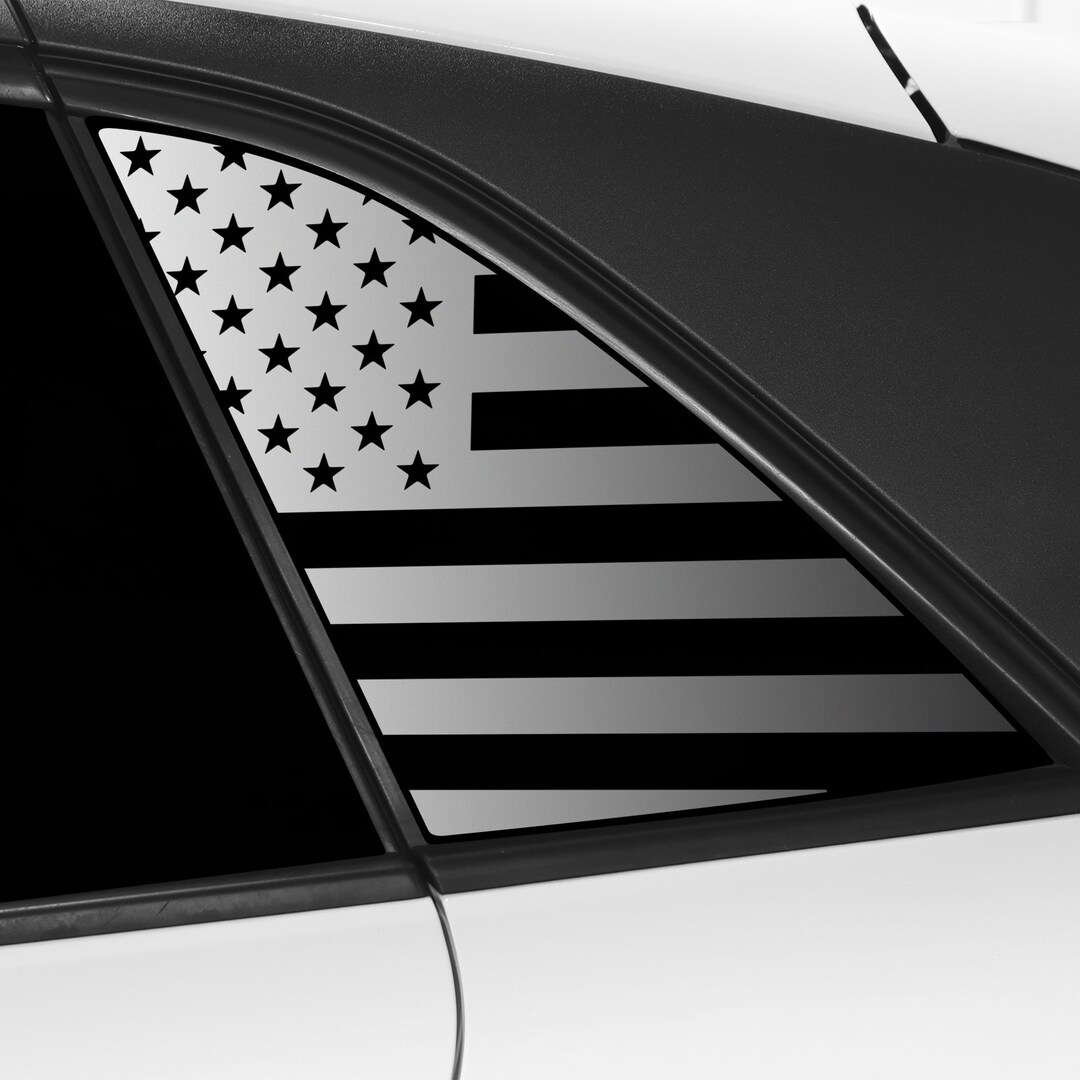 VW ID.4 American Flag Quarter Window Vinyl Decal (2021-2024) - Etsy