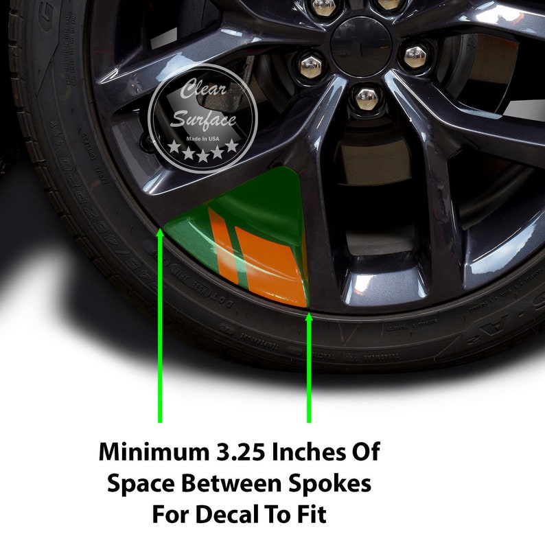 Wheel Rim Vinyl Decal Sticker Stripe Overlay for 18 - Etsy