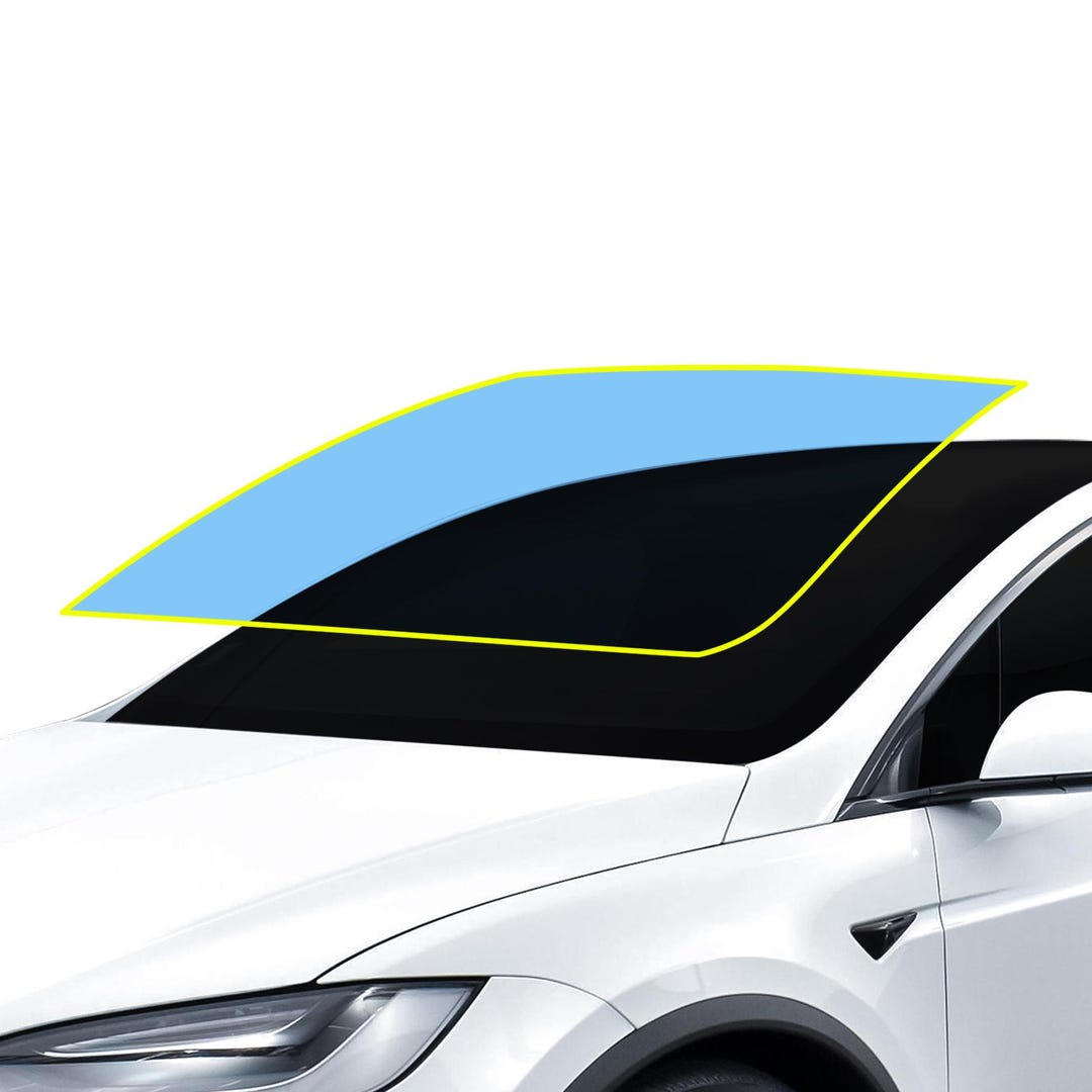 Tesla Model X Windshield Protection Film (2021-2026) - Etsy