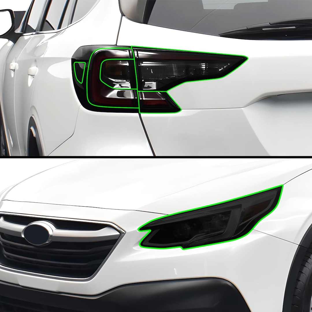 Fits Subaru Outback Head Tail Light Precut Smoked Vinyl Tint Kit Film ...