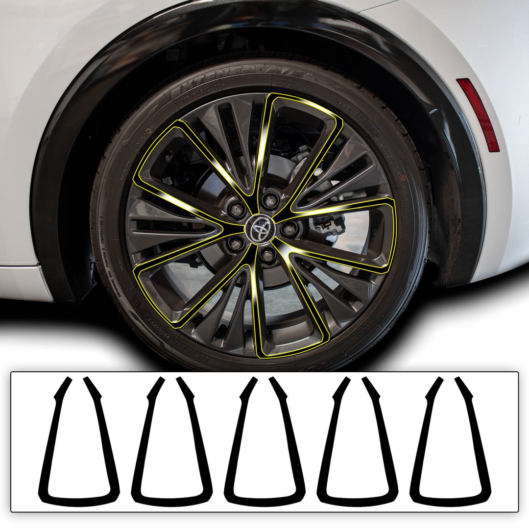 Fits Toyota Prius 2023 Wheel Rim Vinyl Chrome Delete Trim Blackout ...
