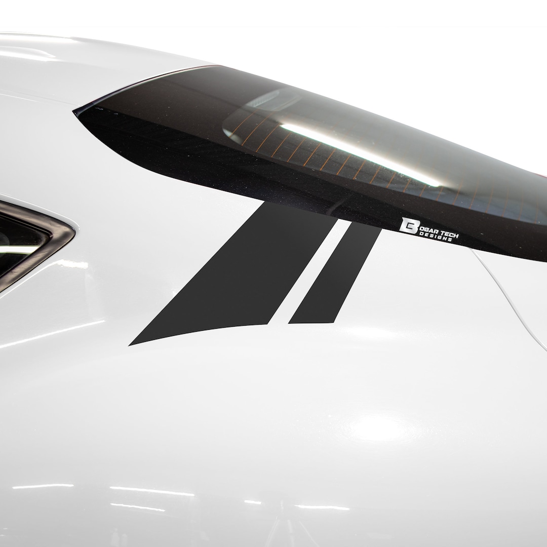 Hash Stripes Quarter Panel Vinyl Overlay Decal Film Sticker Fits Toyota ...