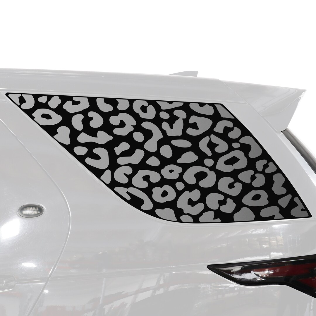Fits Land Rover Discovery 2017-2026 Quarter Window Animal Leopard ...