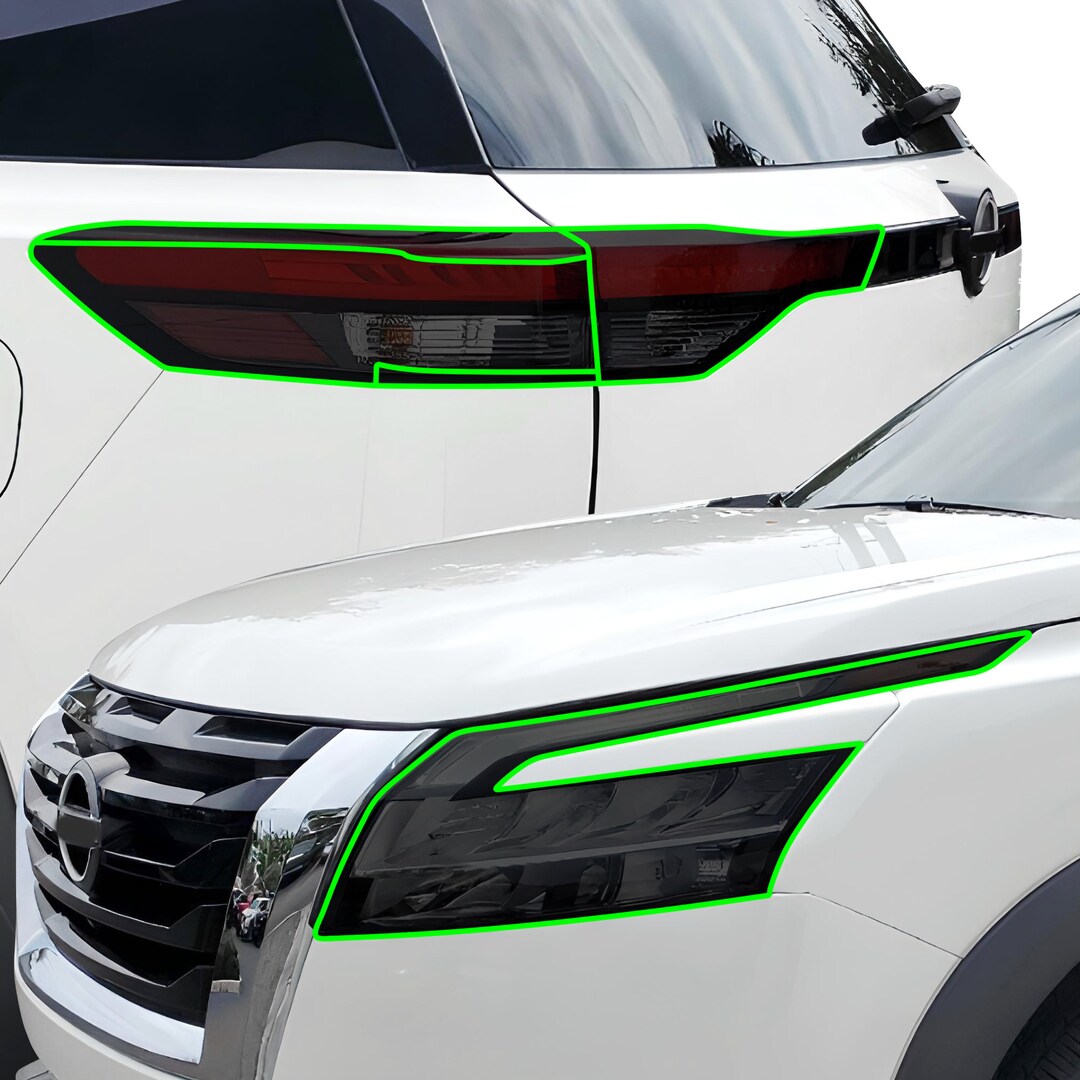 Fits Nissan Pathfinder 2022 2023 Head Tail Light Precut Smoked Vinyl ...