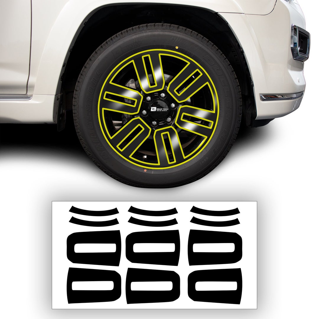Fits Toyota 4runner Limited Wheel Rim Vinyl Chrome Delete Trim Blackout ...