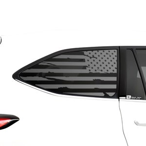 Fits 2020 2023 Toyota Highlander Quarter Window American Flag Vinyl ...