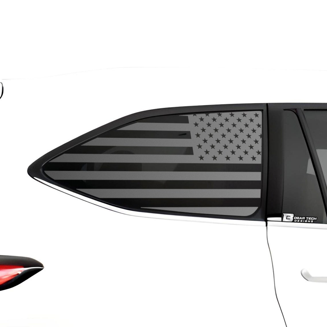 Fits 2020 - 2025 Toyota Highlander Quarter Window American Flag Vinyl ...