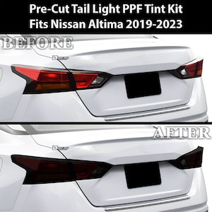 Fits Nissan Altima 2019 - 2023 Head Tail Light Precut Smoked Vinyl Tint ...