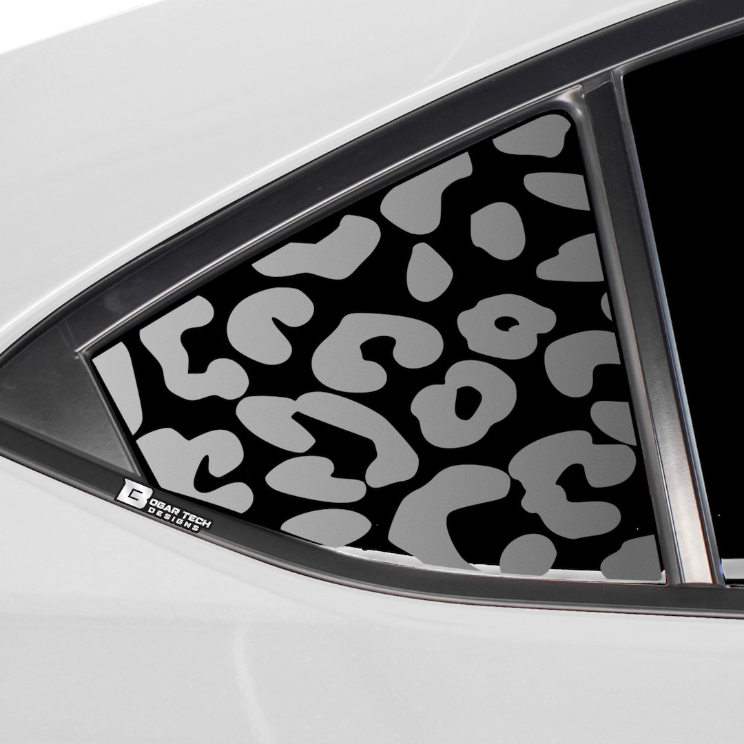 Fits Subaru WRX 2022 - 2024 Quarter Window Animal Leopard Cheetah Cow ...