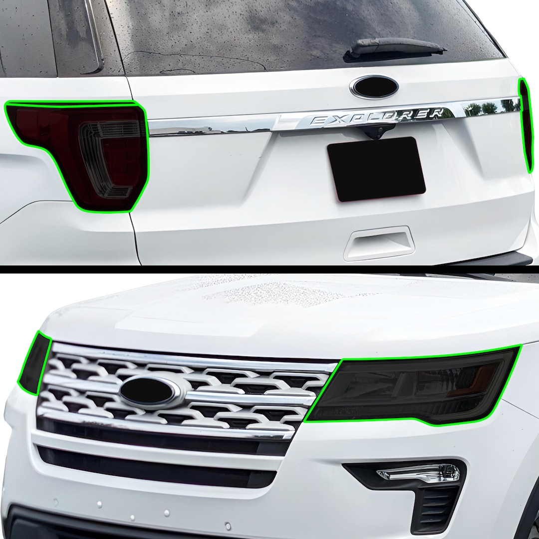Ford Explorer Smoked Head & Tail Light Tint Kit (2016-2019) - Etsy