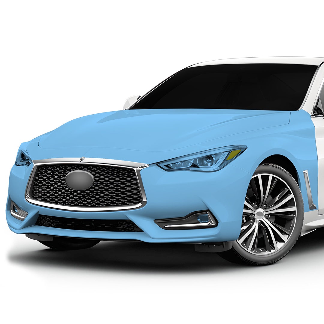 Fits Infiniti Q60 2017-2024 Pre Cut Hood Fenders and Front Bumper ...