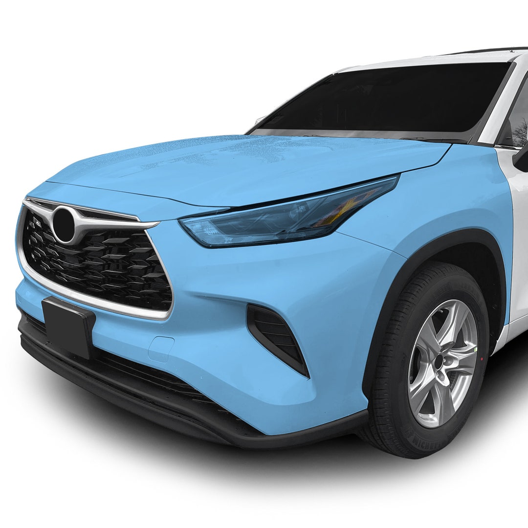 Fits Toyota Highlander 2020-2024 Pre Cut Hood Fenders and Front Bumper ...