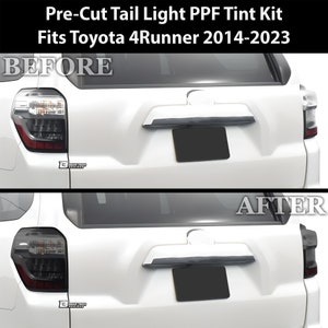Fits Toyota 4runner 2014 - 2023 Head Tail Light Precut Smoked Vinyl ...