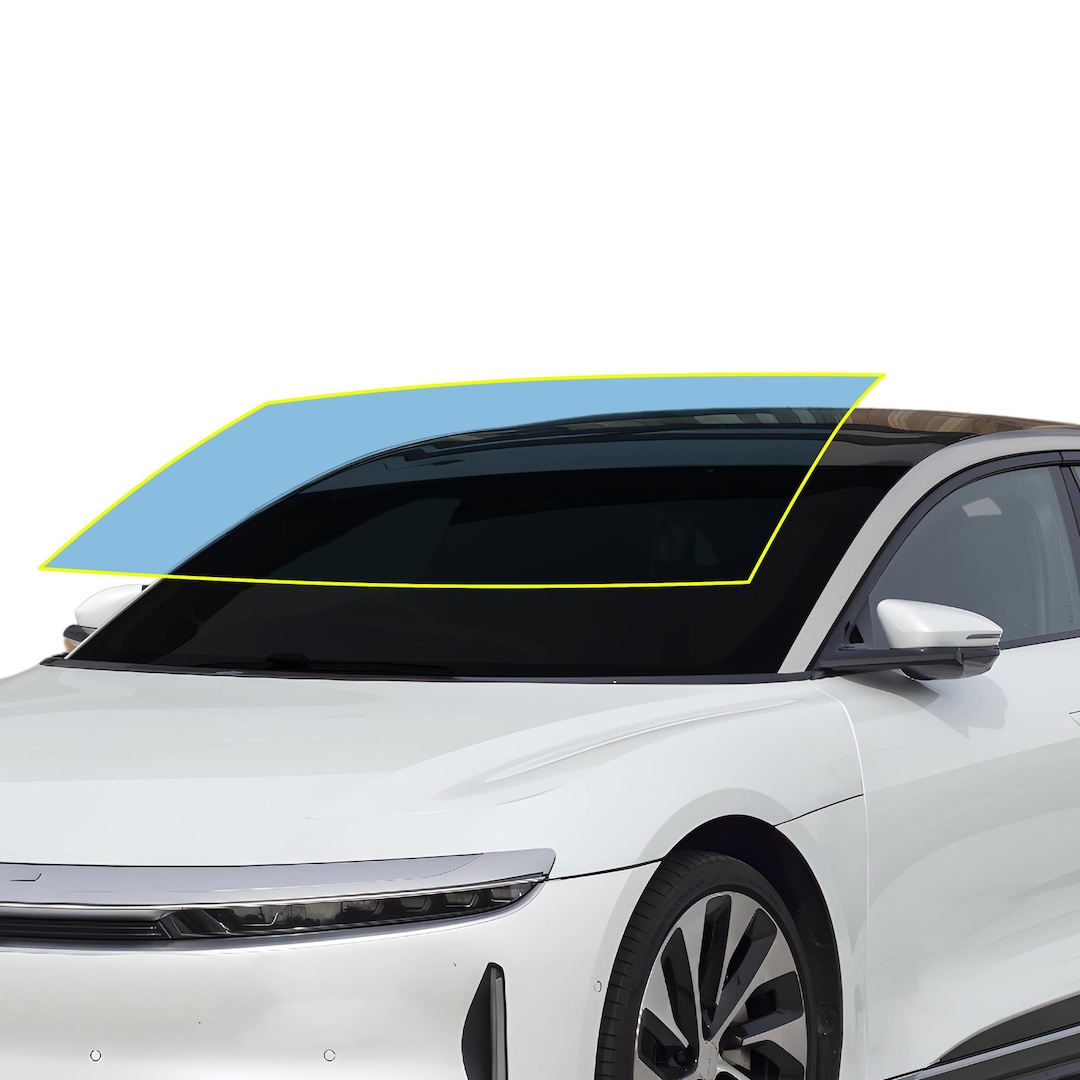 Precut for Lucid Air 2022+ Front Rear Windshield Premium Clear ...
